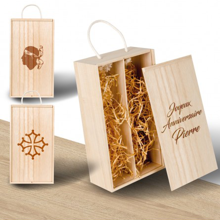 Coffret vin duo | GRAVURE CONCEPT
