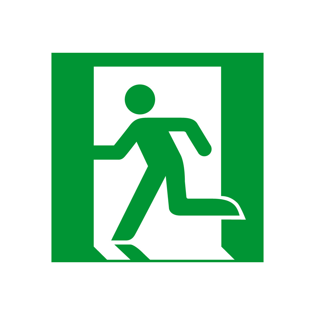 Panneau Evacuation - Sortie de secours à gauche | GRAVURE CONCEPT