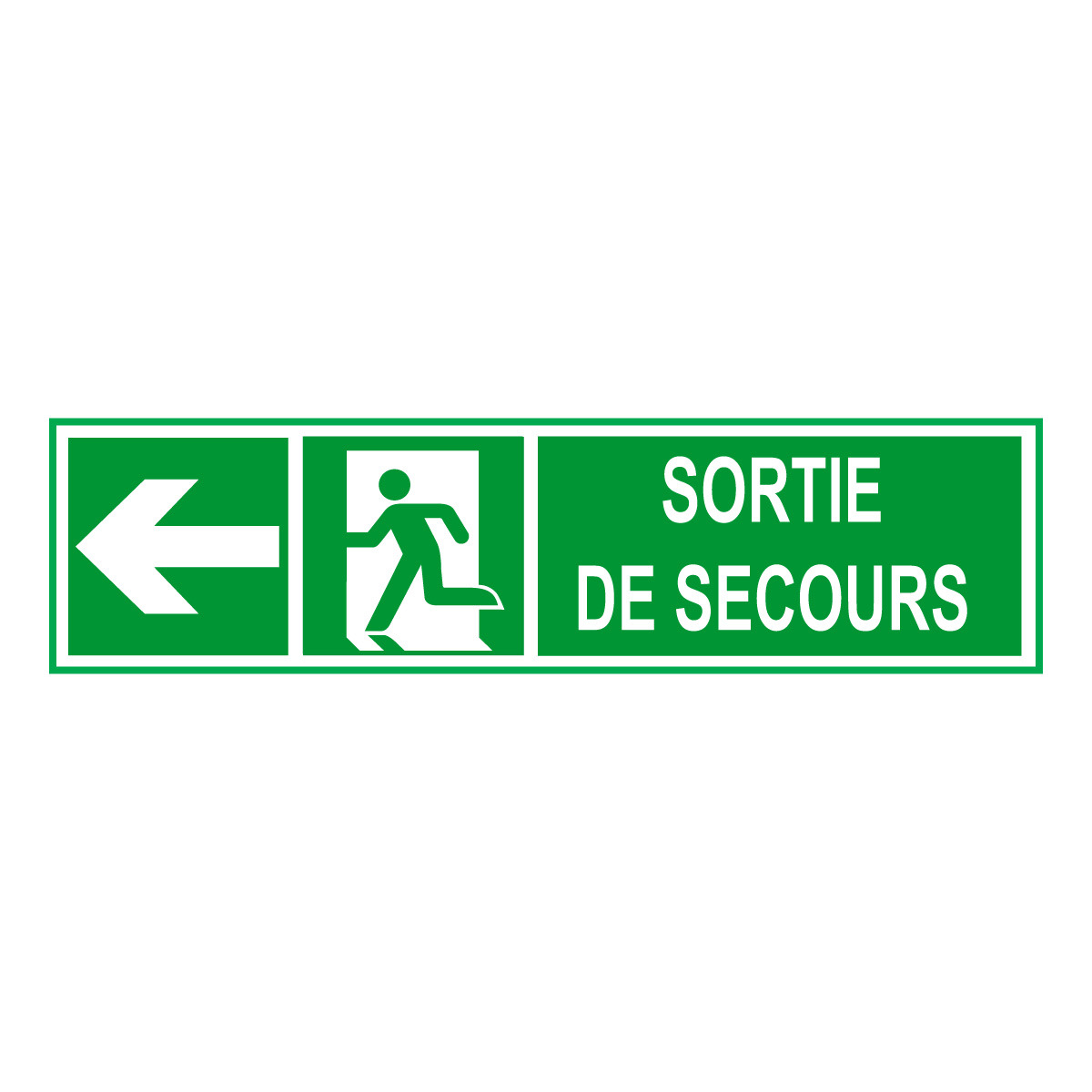 Panneau Evacuation - Sortie de secours | GRAVURE CONCEPT