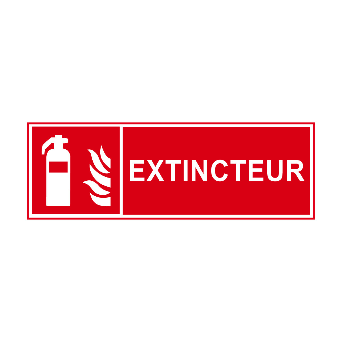 Panneau Incendie - Extincteur | GRAVURE CONCEPT