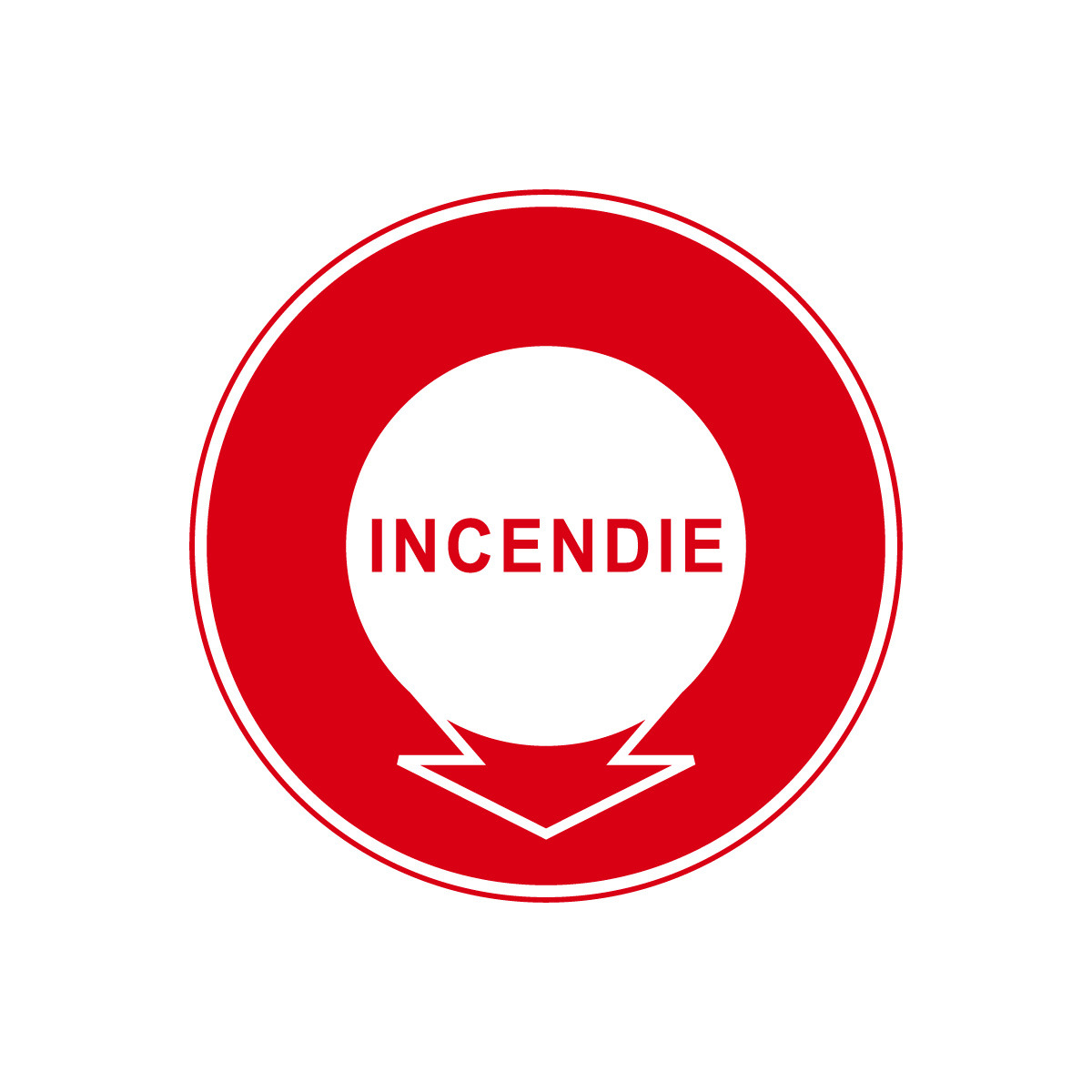Panneau Incendie - Incendie | GRAVURE CONCEPT
