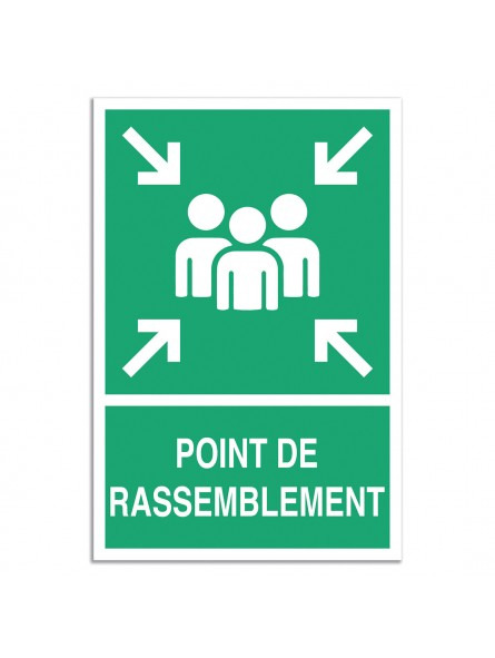 Panneau Point de Rassemblement 40 x 60 cm | GRAVURE CONCEPT